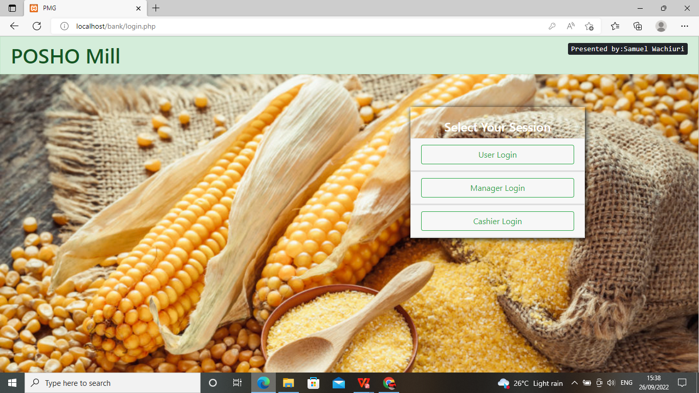 Samuel W. Mwangi Portfolio